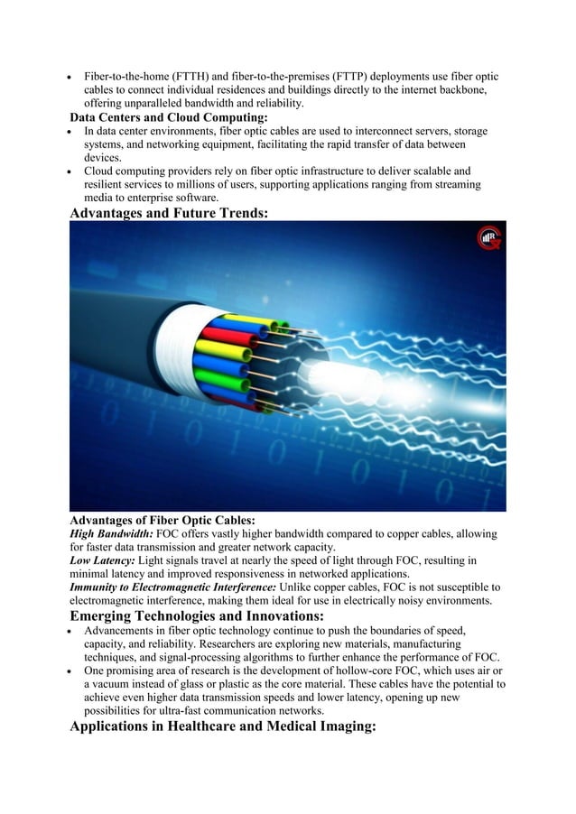 Exploring Fiber Optic Cable: Structure, Functionality and Applications ...