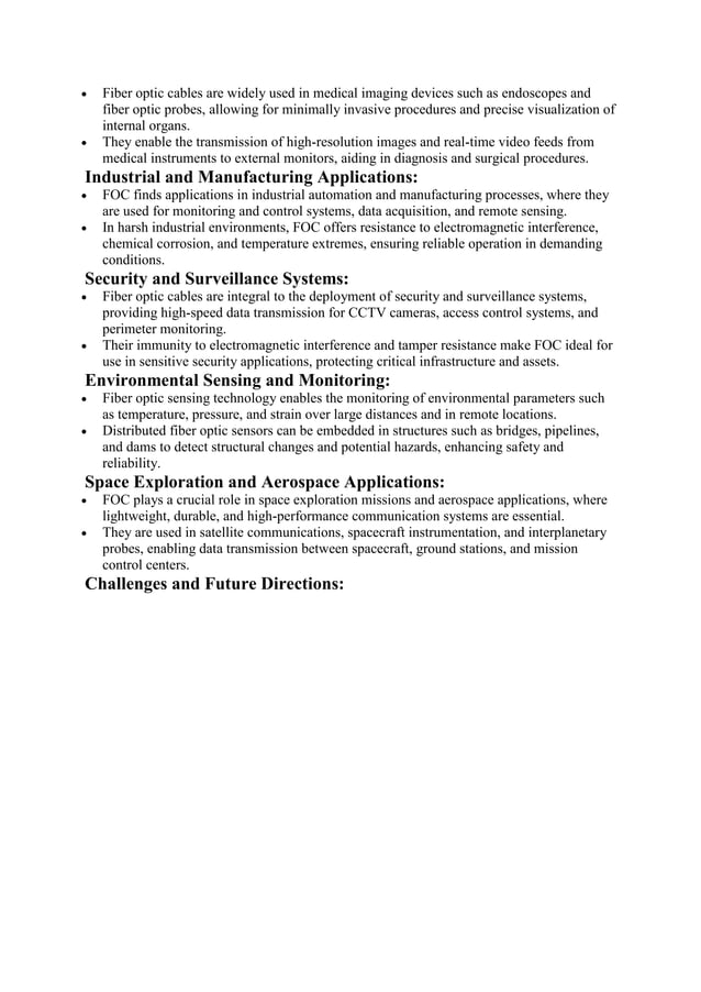 Exploring Fiber Optic Cable: Structure, Functionality and Applications ...