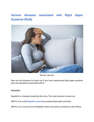 Unravel the mystery of right upper quadrant (ruq) abdominal pain | PDF