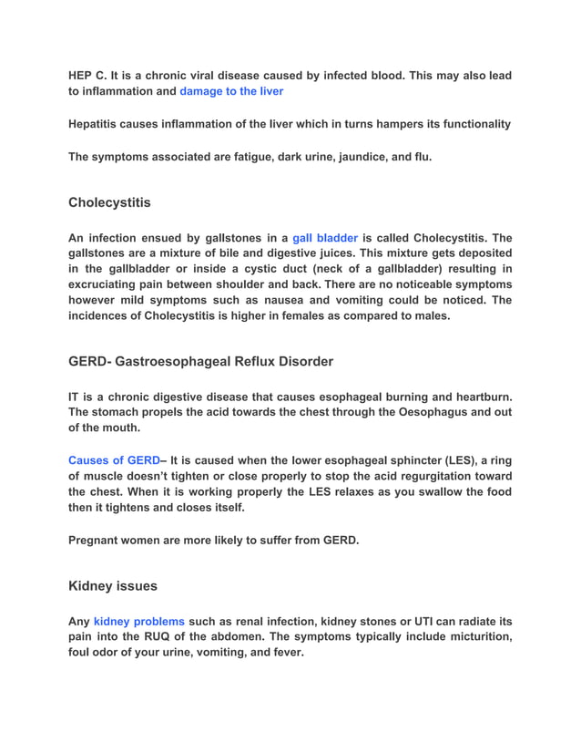 Unravel the mystery of right upper quadrant (ruq) abdominal pain | PDF