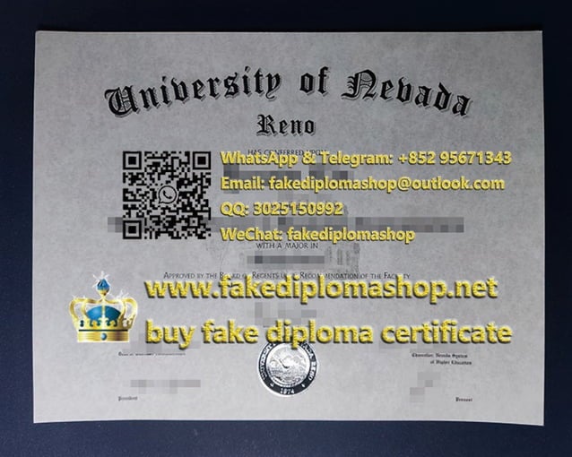 UNR diploma, University of Nevada-Reno diploma | PPT