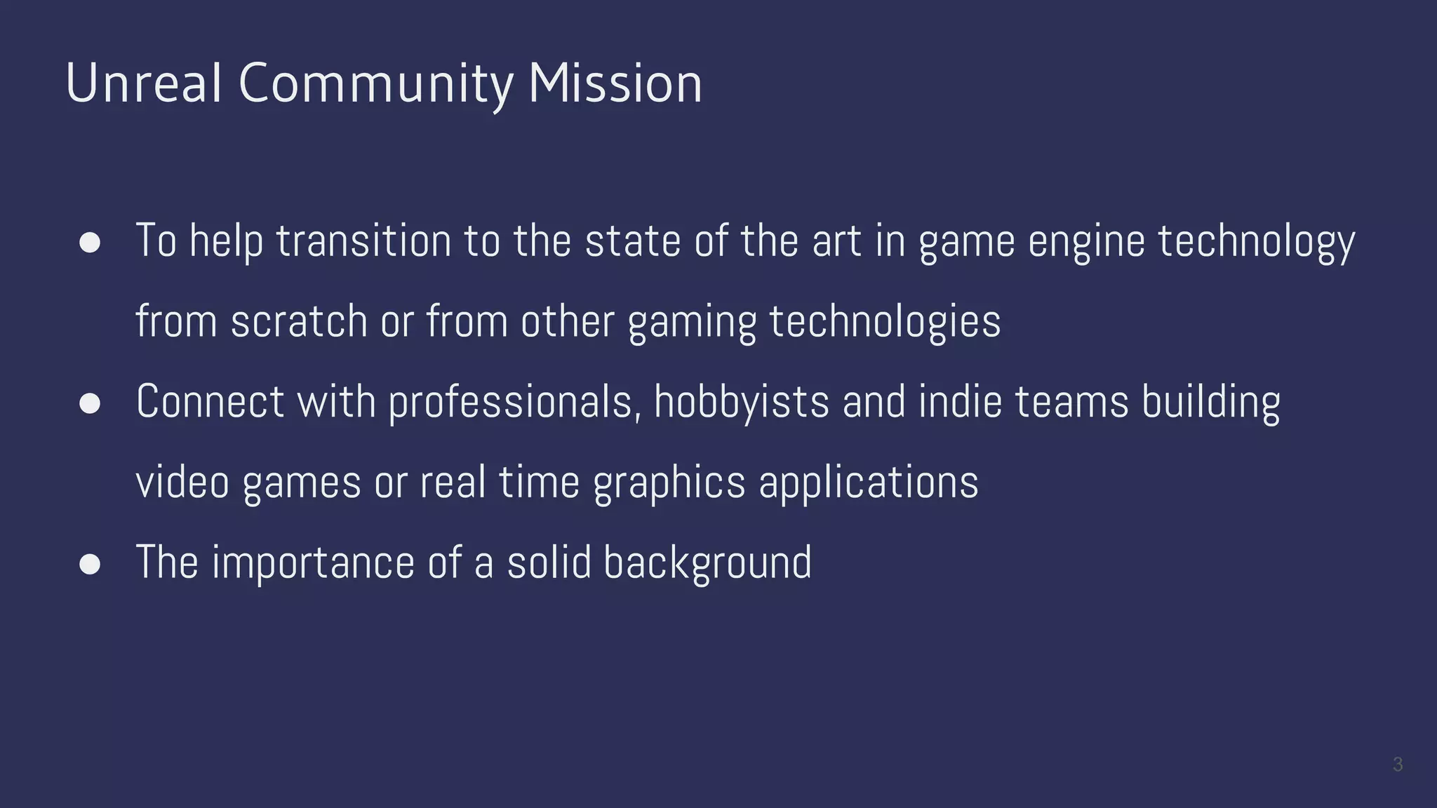 UnrealCommunityCDMX-KickOff | PPT