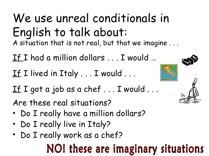 Unreal conditional of the present