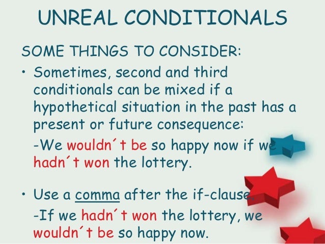 Unreal conditionals