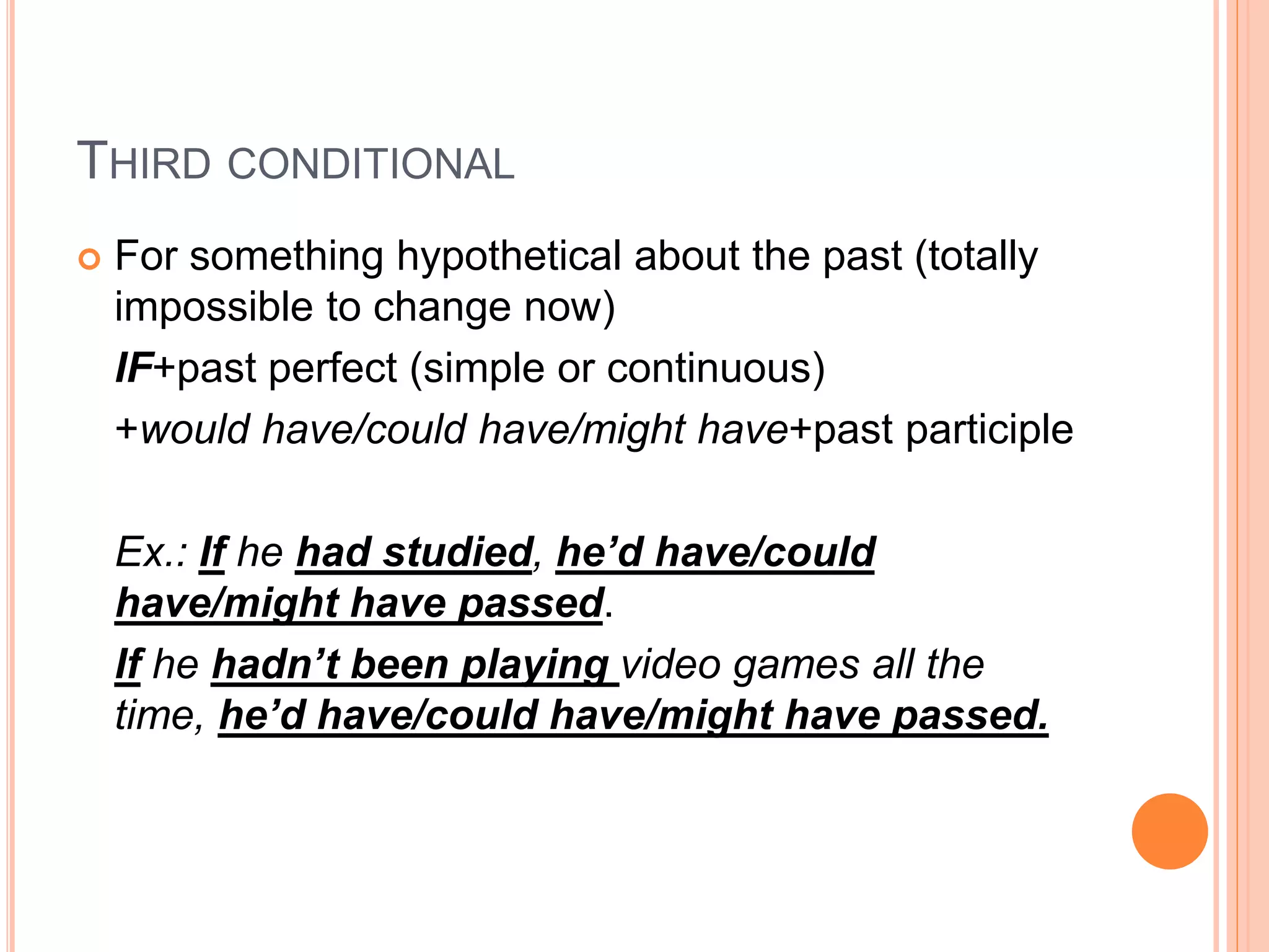 Unreal conditionals | PPTX