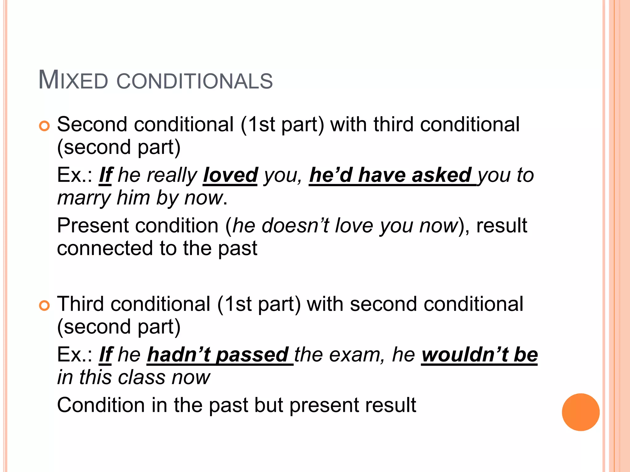 Unreal conditionals | PPTX