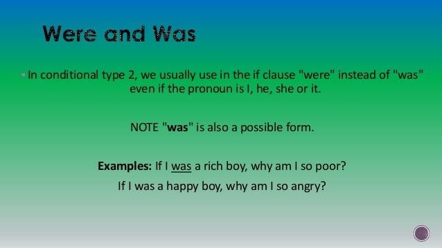 Unreal conditionals second conditional