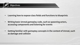 Unreal Engine Basics 03 - Gameplay | PDF