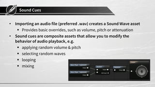 Unreal Engine Basics 06 - Animation, Audio, Visual Effects | PDF