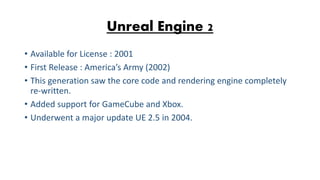 Unreal Engine (For Creating Games) Presentation | PPTX