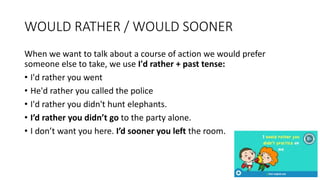 Unreal Past Tense Oxford English Grammar | PPTX