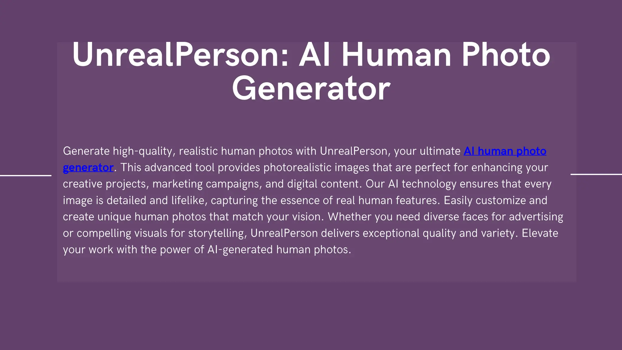 UnrealPerson AI Human Image Generator.pptx