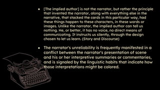 Nick carraway as an Unreliable Narrator.pptx