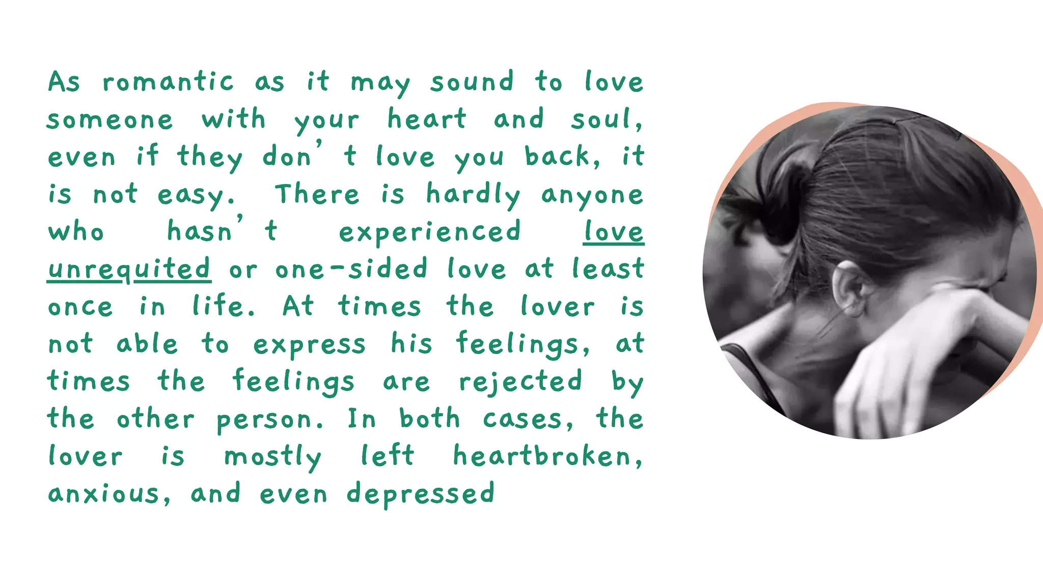 Unrequited love and relationship | PPT