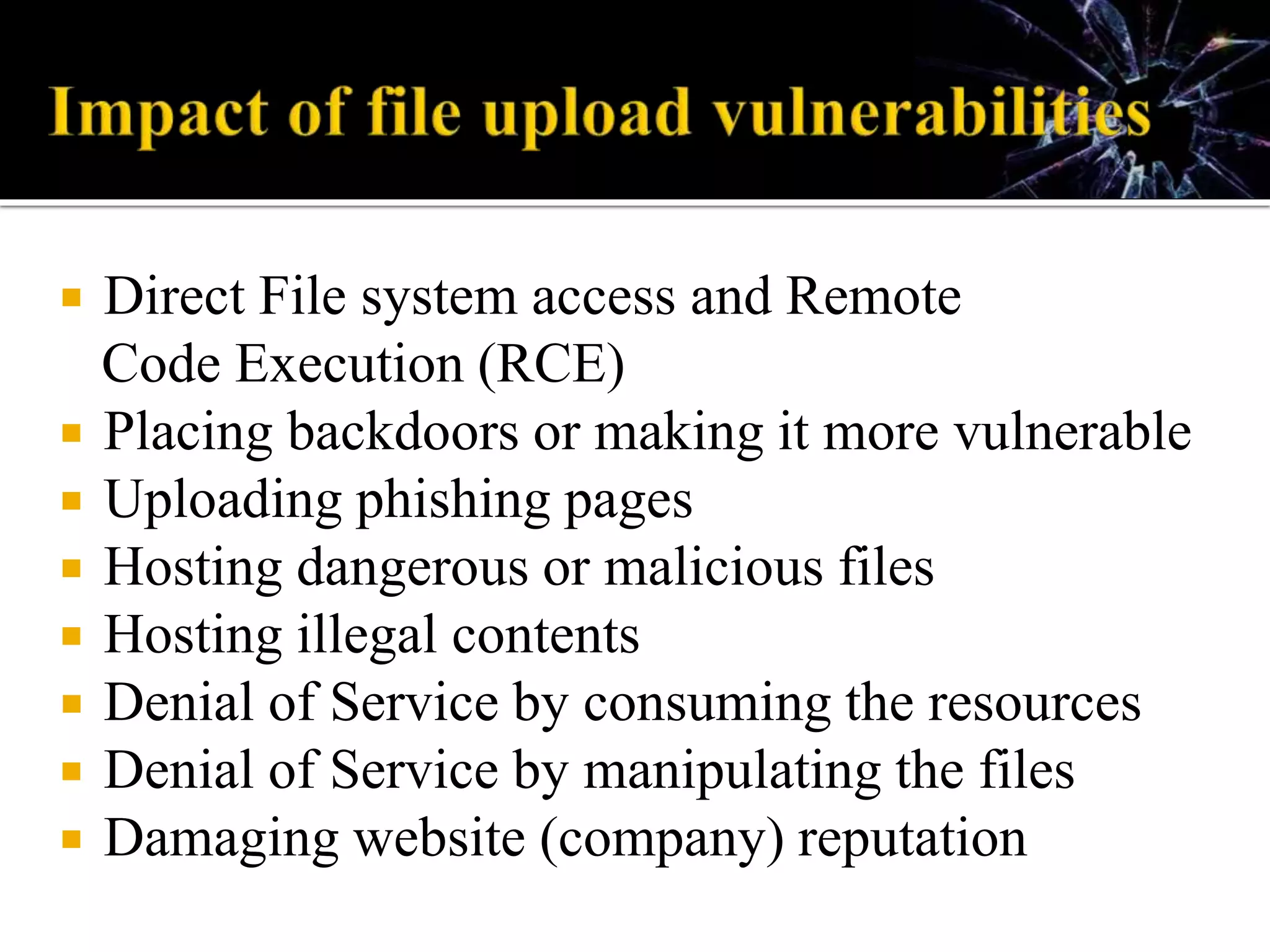 Unrestricted file upload CWE-434 - Adam Nurudini (ISACA) | PPTX