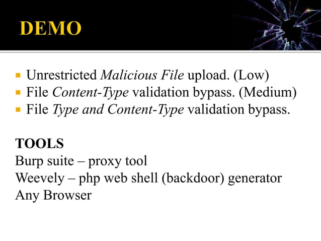 Unrestricted file upload CWE-434 - Adam Nurudini (ISACA) | PPT