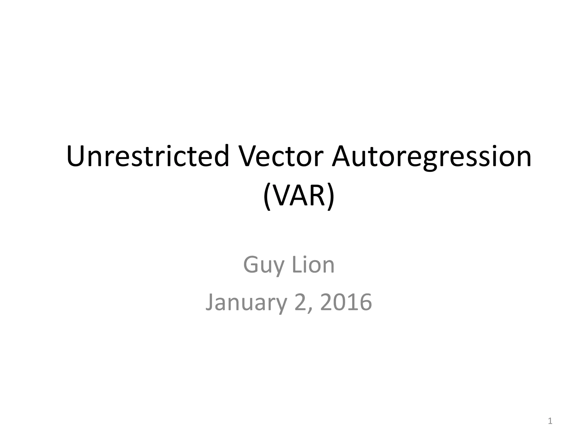 Unrestricted var out | PPTX