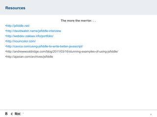 Let's unRiddle jsFiddle | PPT