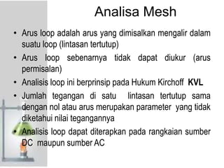 Analisa Mesh | PPT