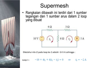 Unrika rl1 analisa super mesh | PPTX