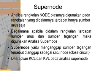 Unrika rl 1 analisa super node | PPTX