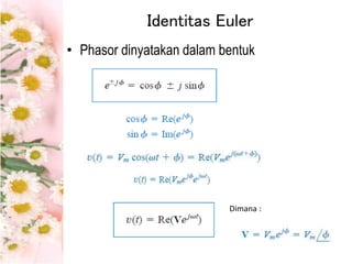 Phasor dan Sinusoidal (Rangkaian AC) | PPTX