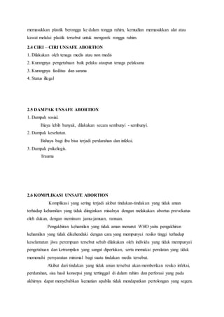Unsafe abortion 2 | DOCX