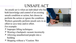 Unsafe act and unsafe condition ppt .pptx
