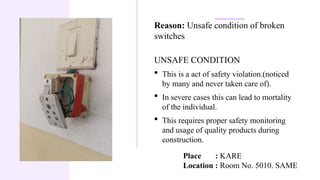 Unsafe act and unsafe condition ppt .pptx