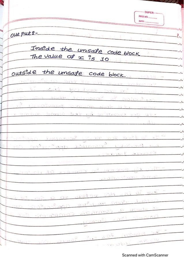 Unsafe Code In Dot Net Pdf Programming Languages Computing