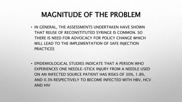Unsafe Injections, Hazards and its Prevention.pptx