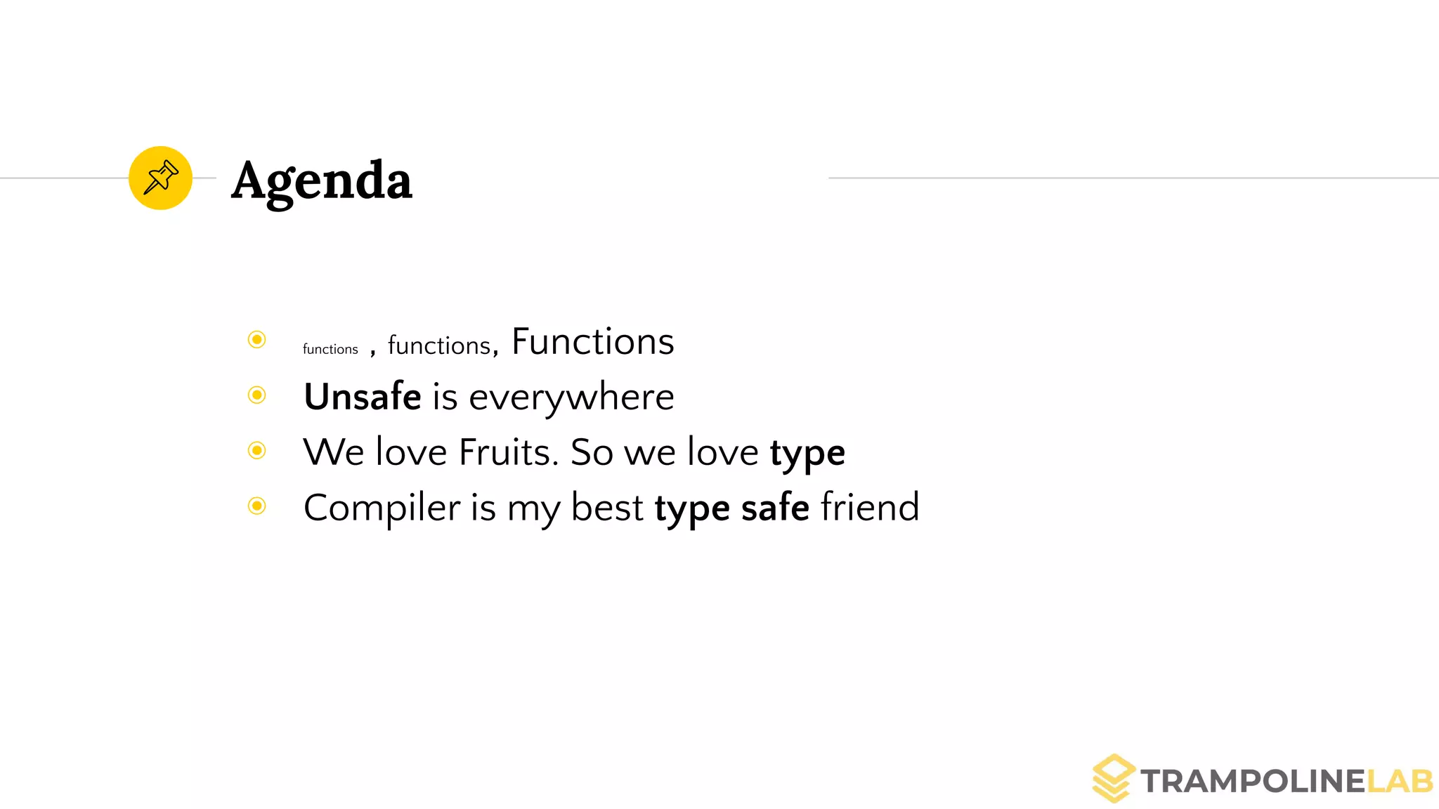 Unsafe to typesafe | PPT