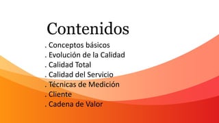 Gestión de la Calidad | PPTX