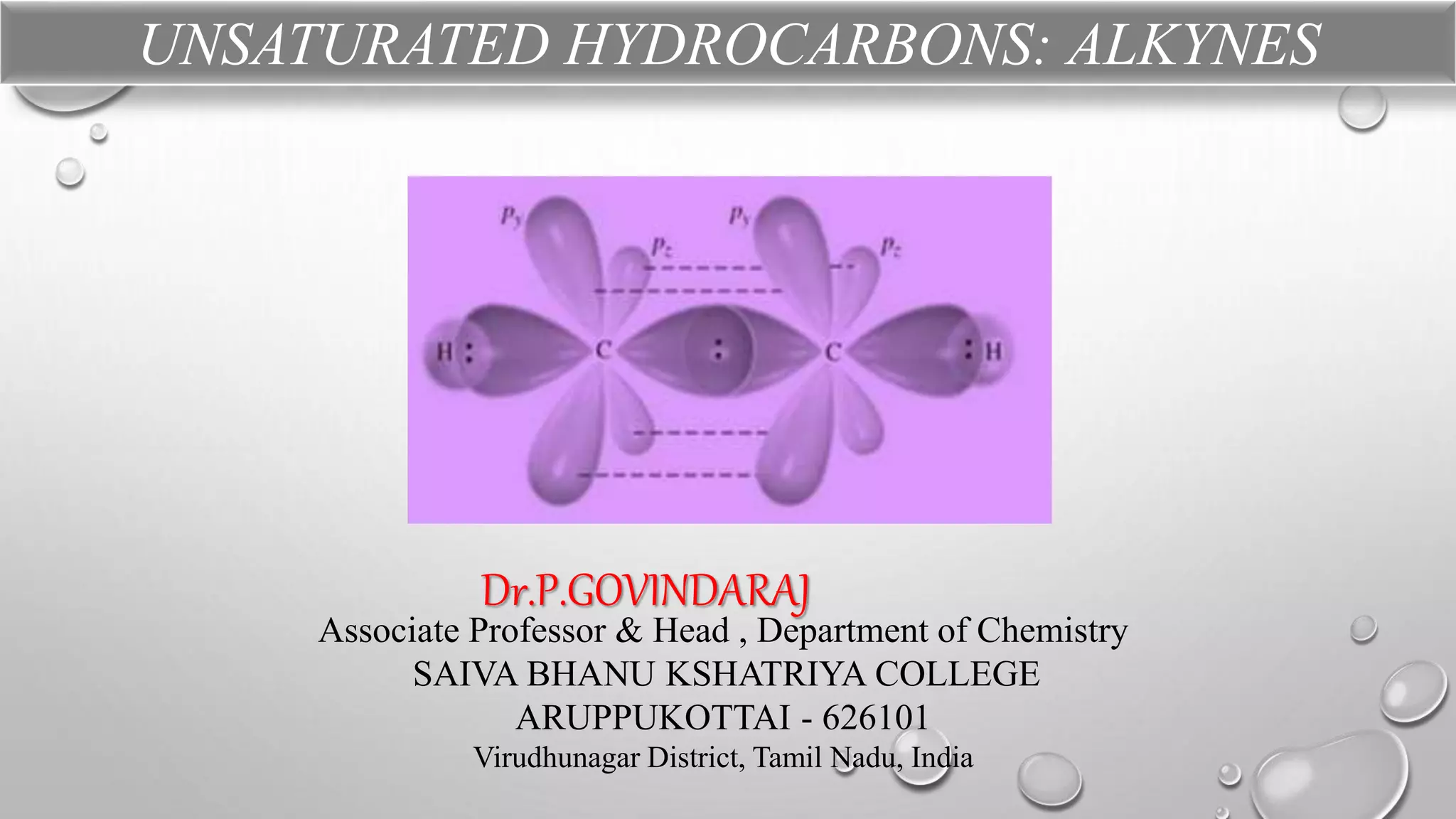 Unsaturated hydrocarbons | PPT