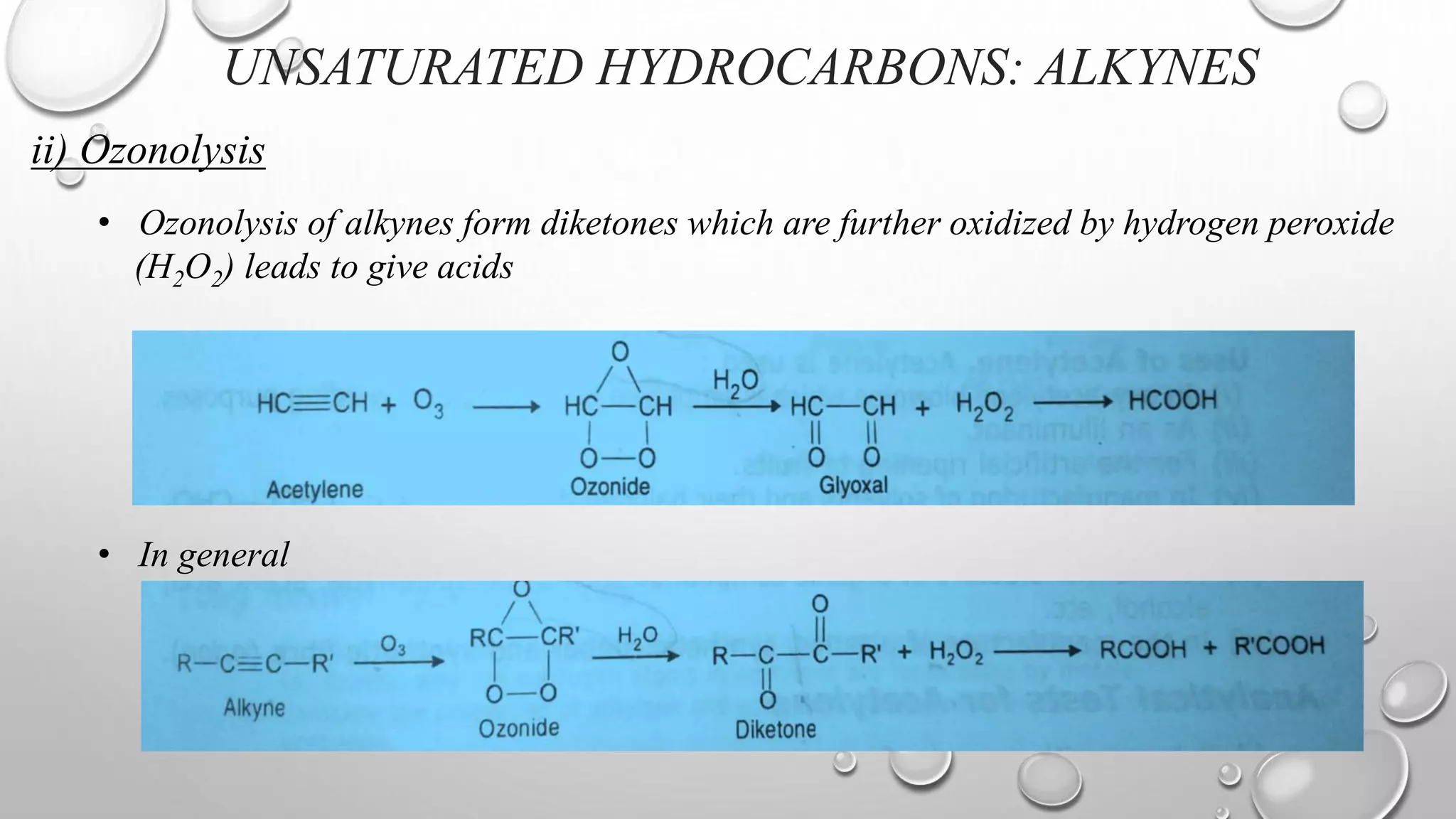 Unsaturated hydrocarbons | PPT