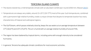 Terceira Island's Self Sustainability in Food Production: UNSDG #2 | PPTX
