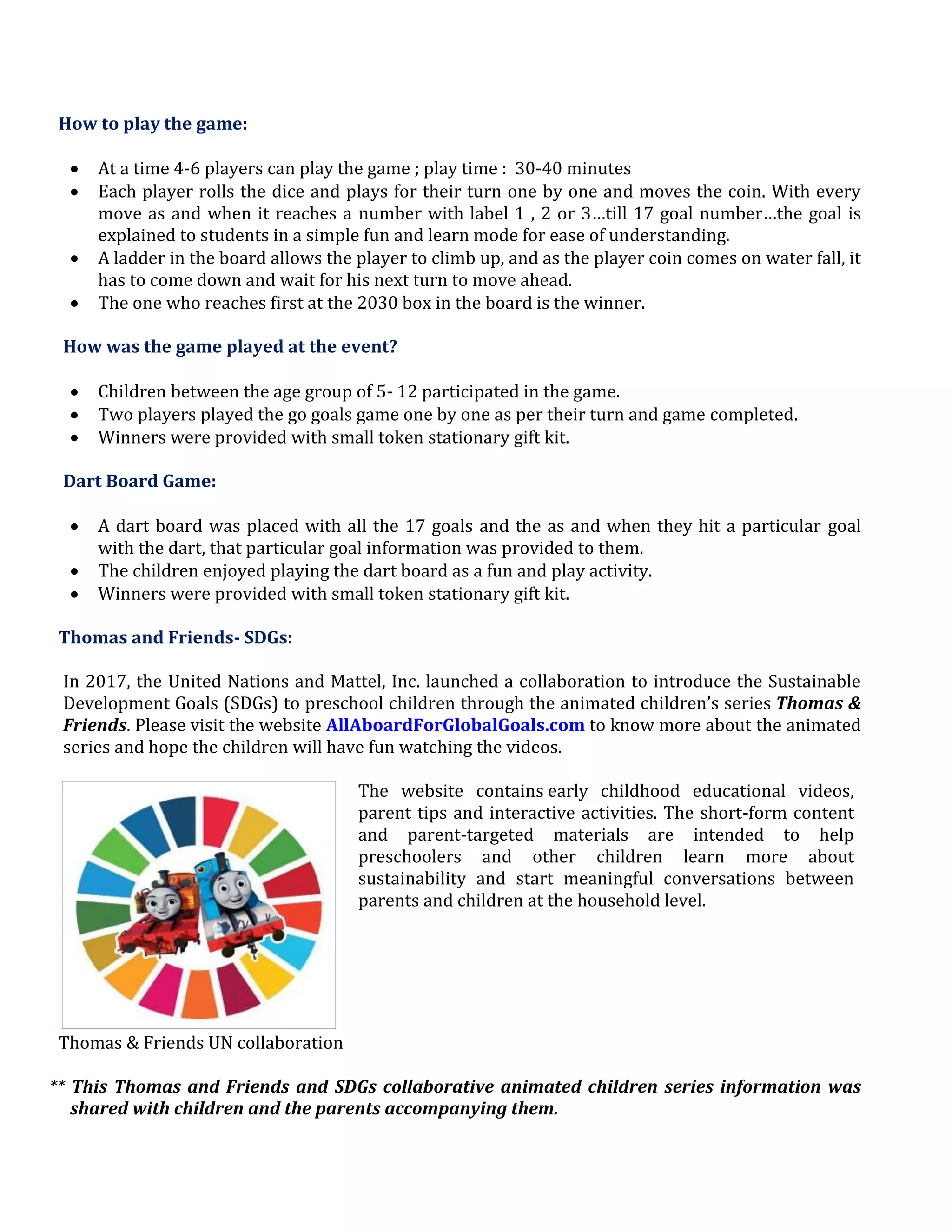 Sustainable Development Goals Educative and Awareness Kiosk | PDF