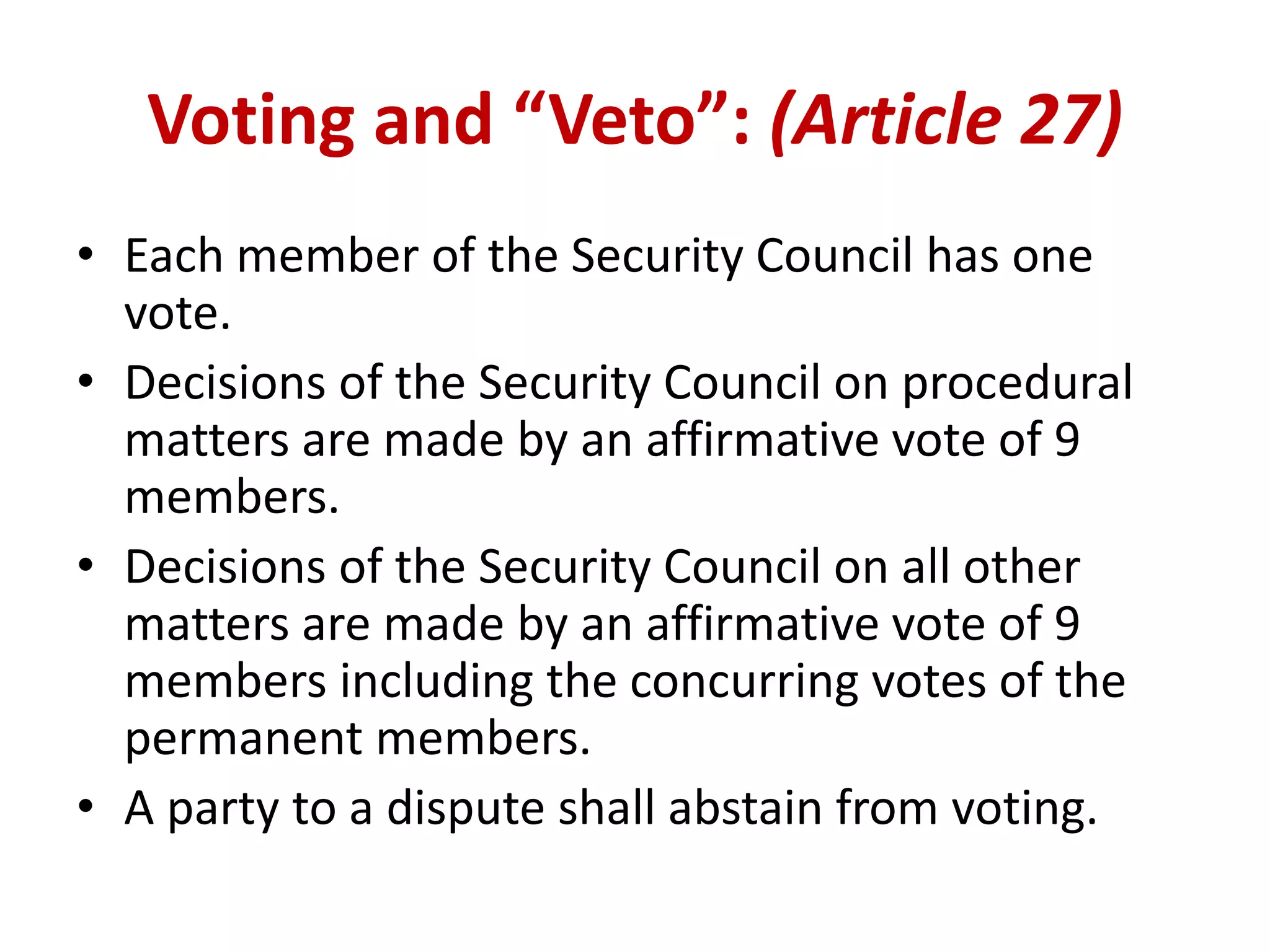 Un security council | PPTX