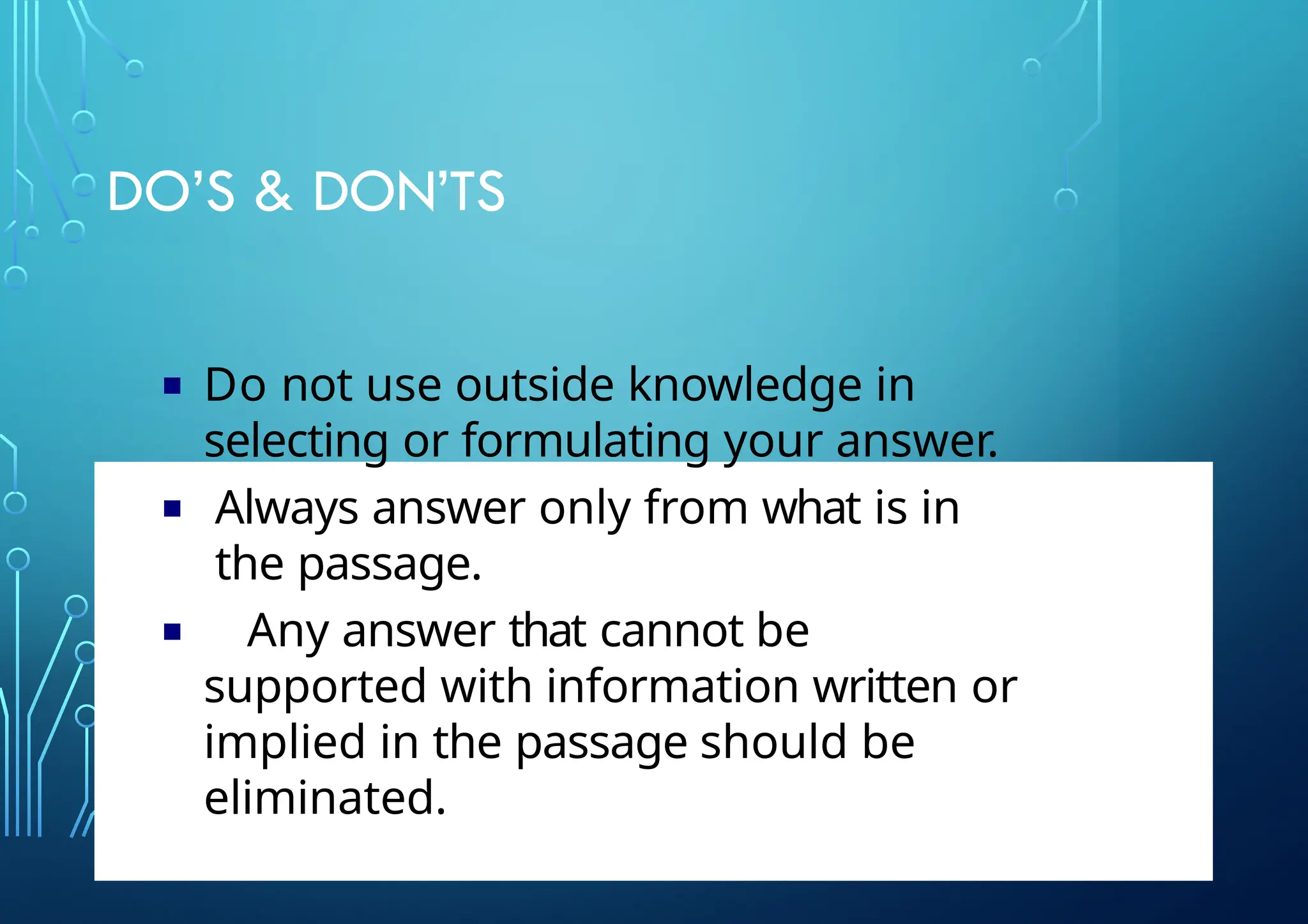 Unseen Passage regarding Comprehensive ppt | PPTX