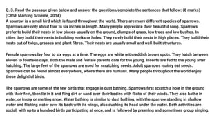UNSEEN PASSAGES QUESTION for class 10 cbse important questions to get ...