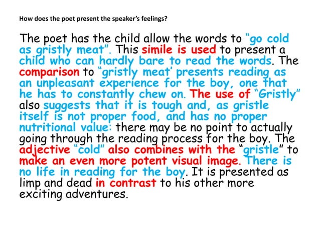 Unseen poem exam practice | PPT