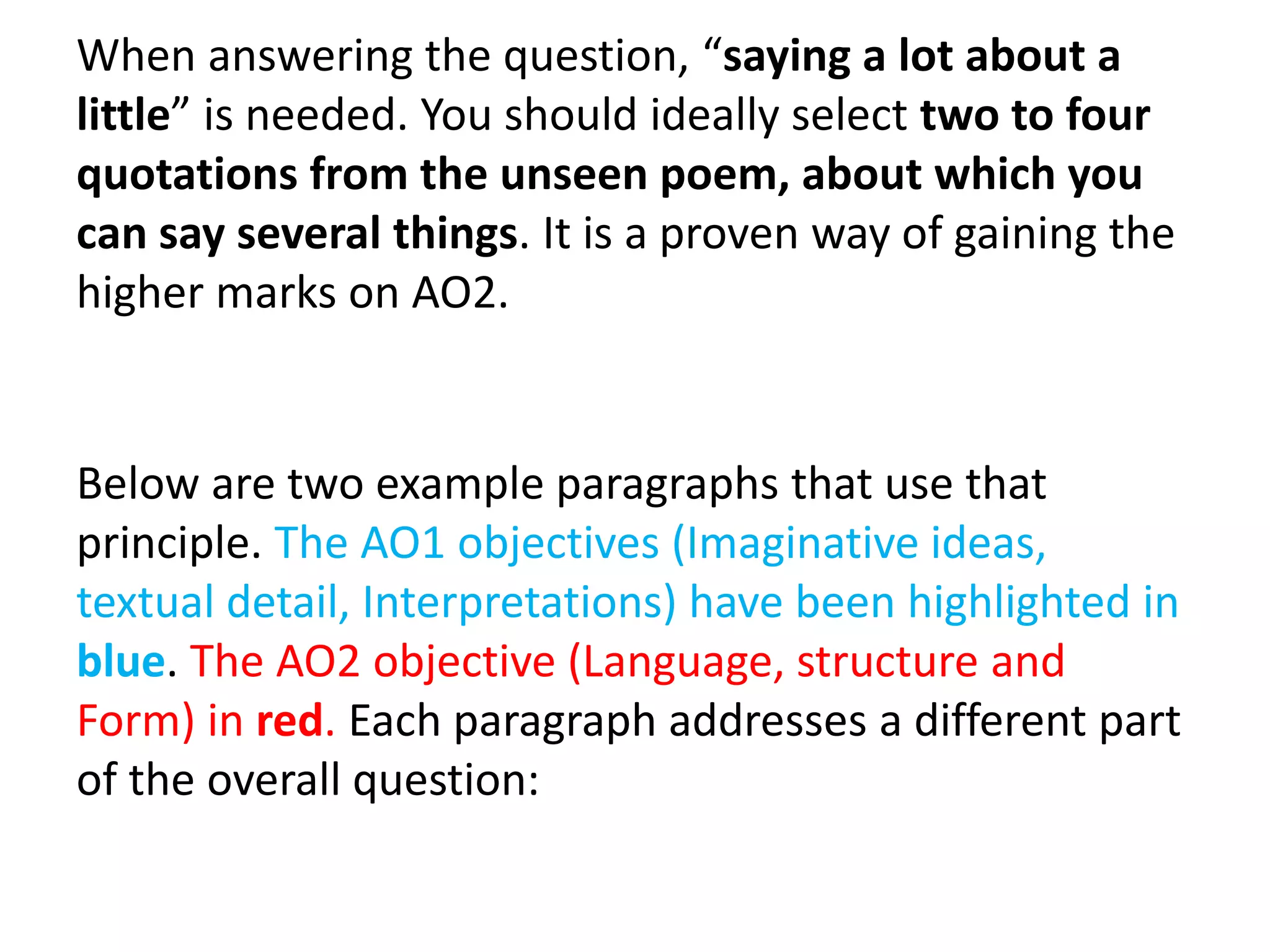 Unseenpoemexampractice | PPTX