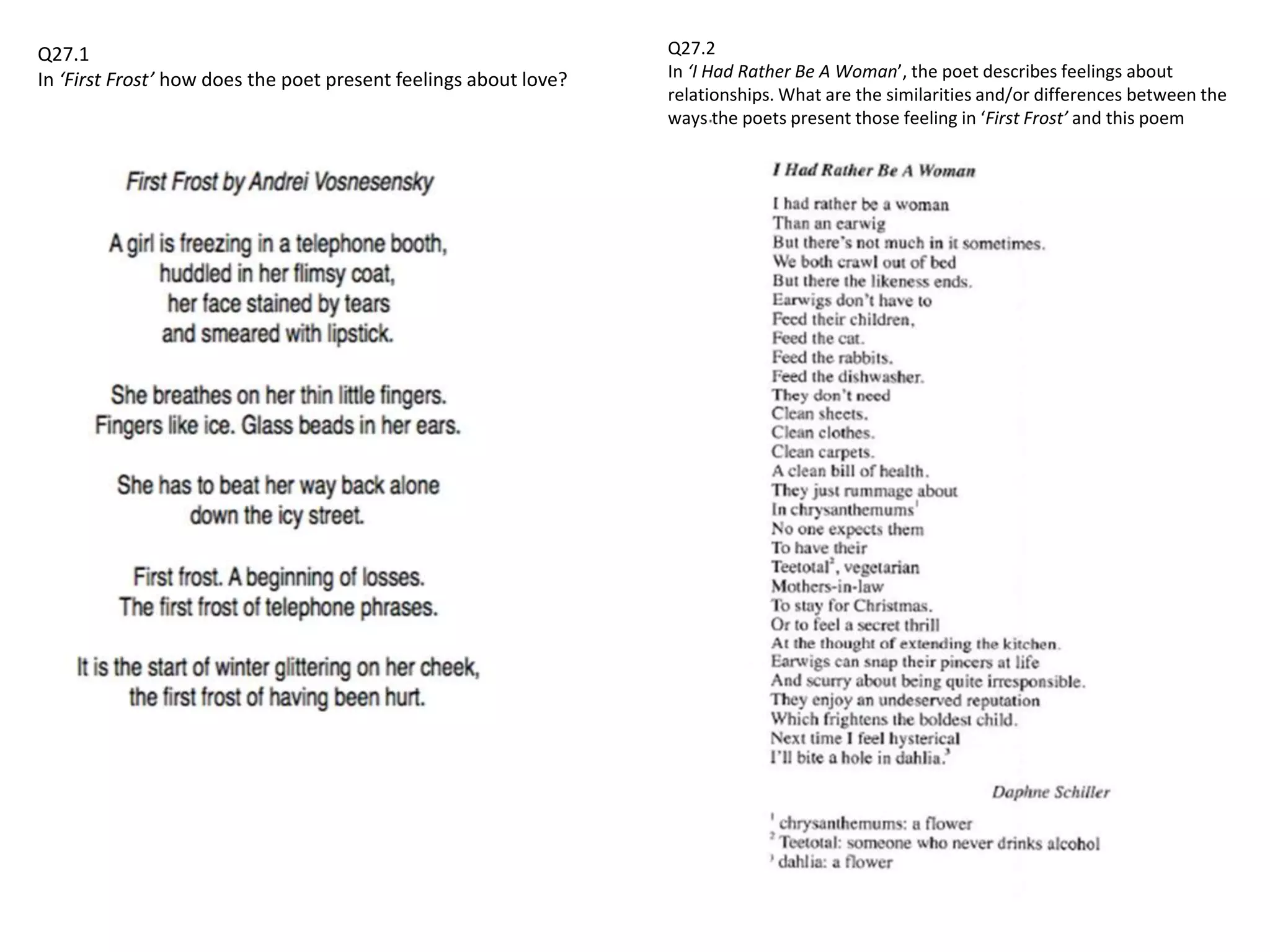 Unseen Poetry AQA GCSE | PPTX