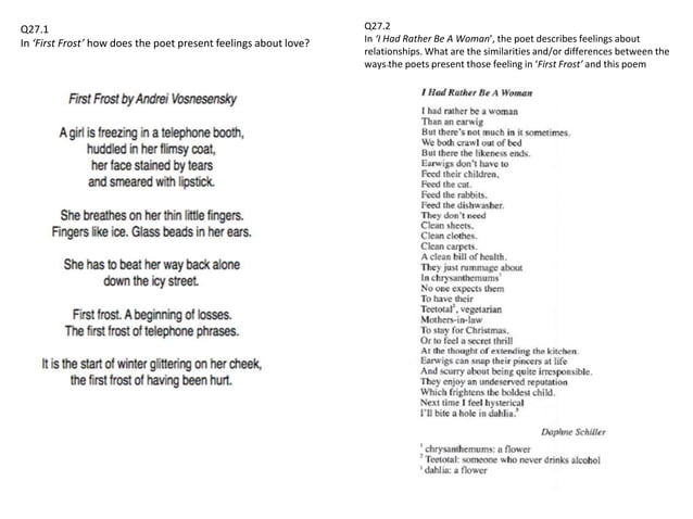 Unseen Poetry AQA GCSE | PPT