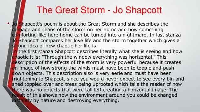 English literature: Unseen poetry