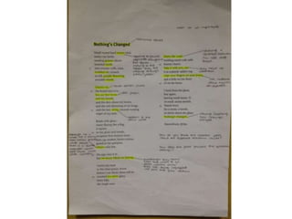 Unseen poetry analysis GCSE | PPTX