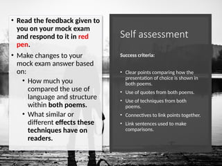 Unseen Poetry Mock GCSE Exam Review for KS4 English.pptx