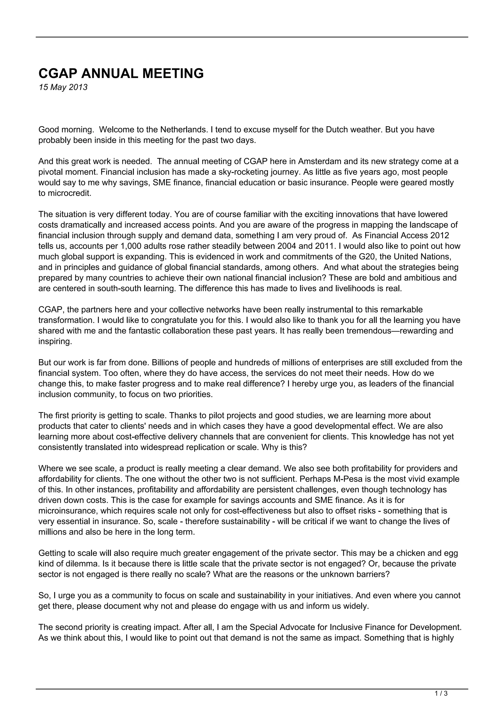 Unsgsa cgap annual meeting | PDF