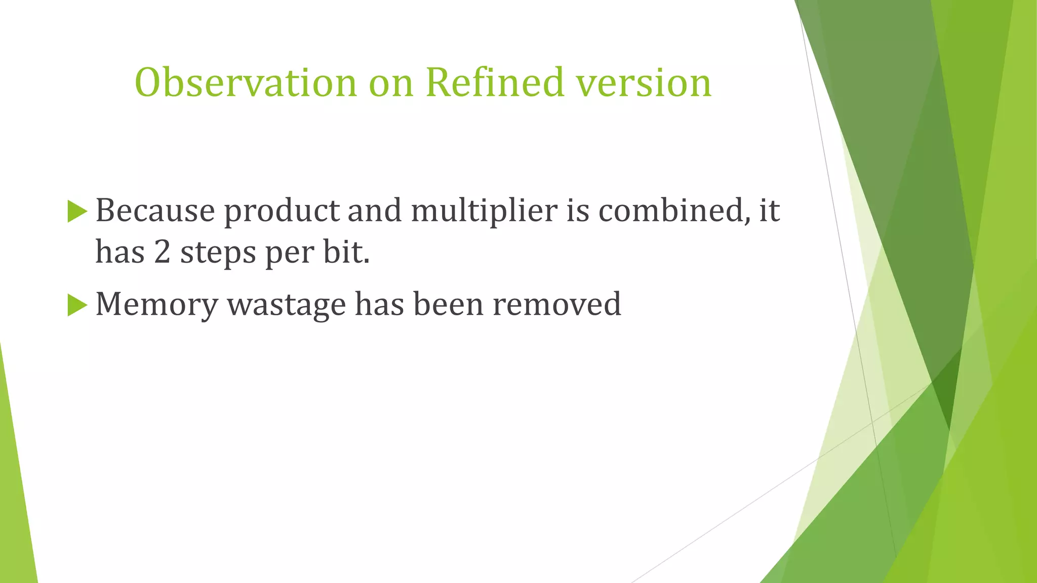 Unsigned multiplication | PPTX