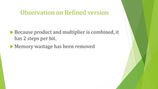 Unsigned multiplication | PPTX